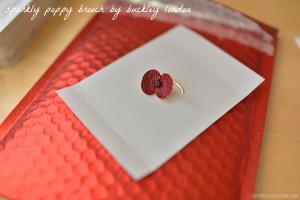A lovely stone set poppy brooch by Buckley London | Boy Meets Fashion ...